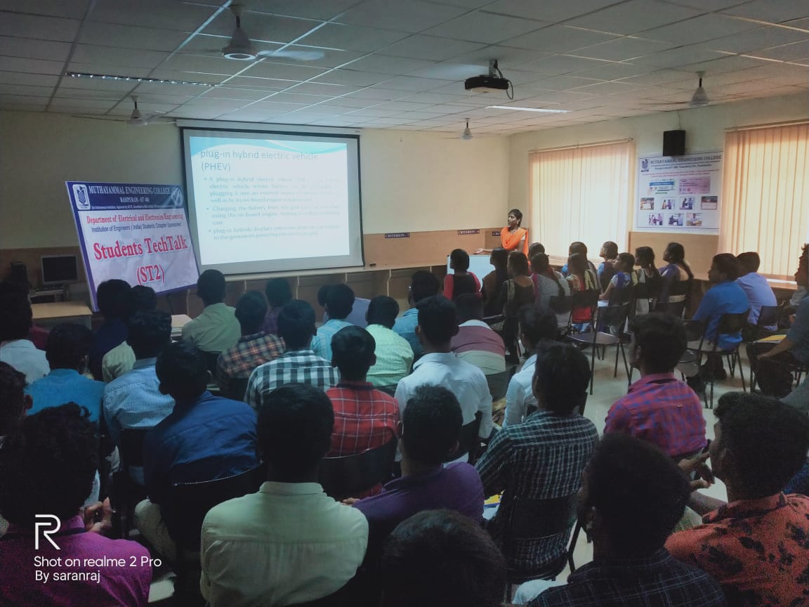 Students Techtalk on Electric Vehicle