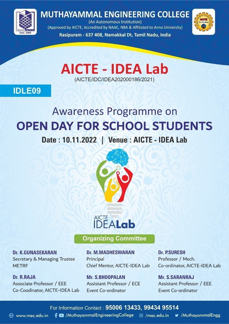 Awarness Program for Open Day for School Students